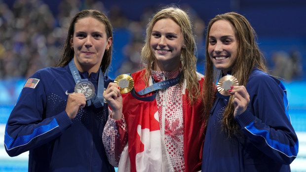 Paris Olympics 2024: Katie Grimes in tears after sealing maiden Olympic ...