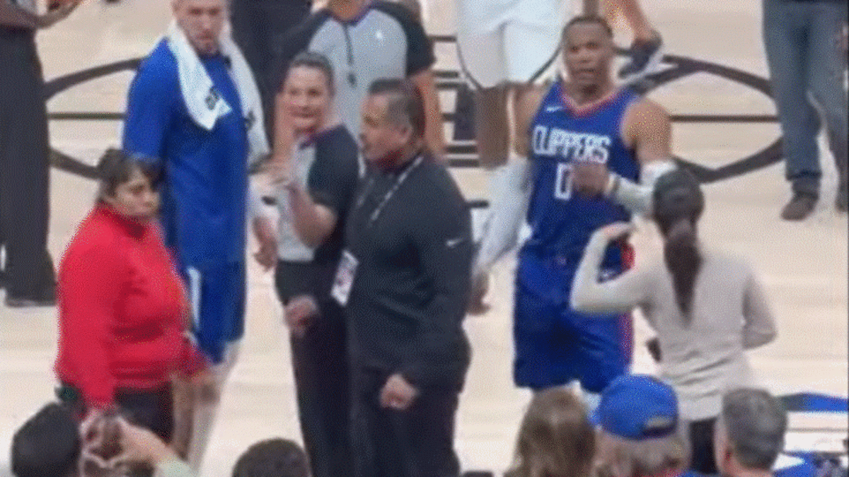 NBA news 2023: Russell Westbrook and fan engage in verbal exchange late in Clippers' loss to Nuggets