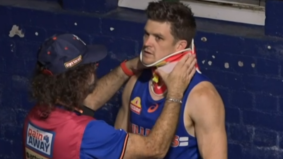 AFL news 2023: Western Bulldogs pre-season win spoiled by neck injury ...