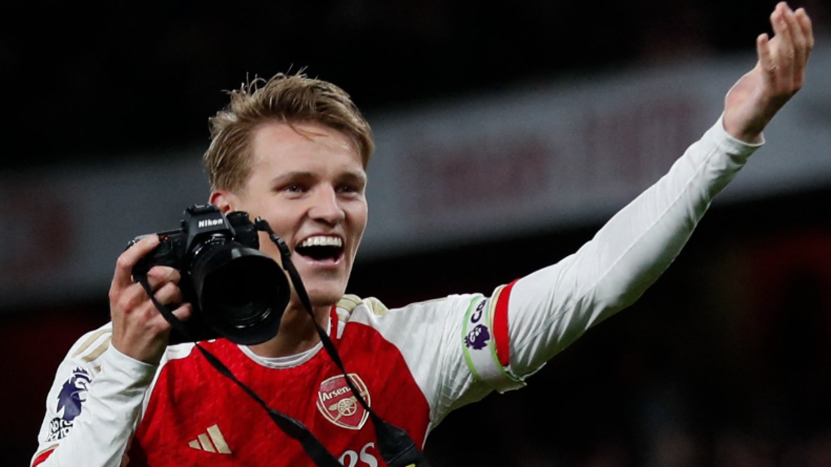 Football News 2024: Arsenal captain Martin Odegaard celebrations ...