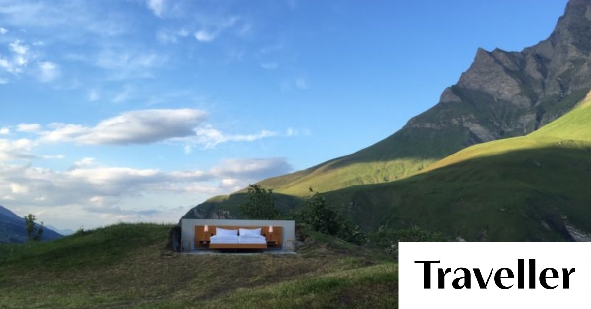 Null Stern hotel Switzerland, no roof, no walls: Pay $335 a night to ...