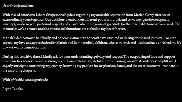 Mariah Carey and her long-term boyfriend, Bryan Tanaka, confirm their ...