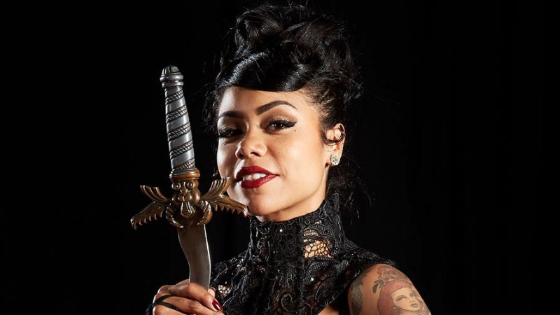 Heather Holliday: The sword-swallowing embroiderer who was raised a Mormon