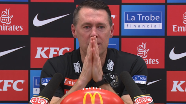 Adam Selwood death | Craig McRae press conference tribute, Scott ...