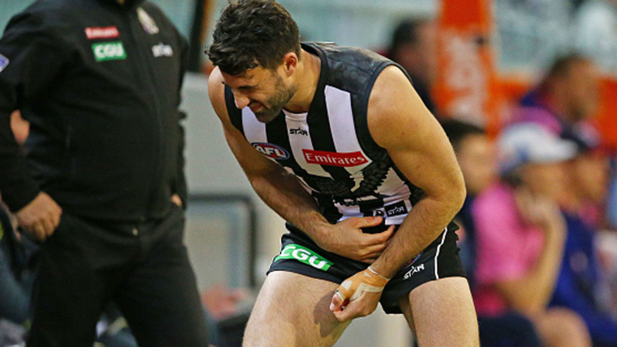 Four injuries for Magpies in AFL