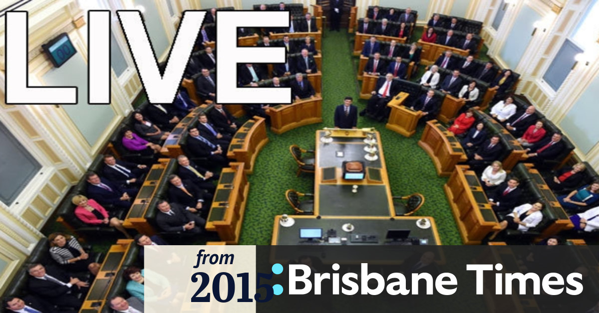Queensland Parliament live: Question Time July 15, 2015