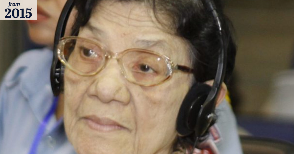 Ieng Thirith, Khmer Rouge minister in Cambodia, dies at 83