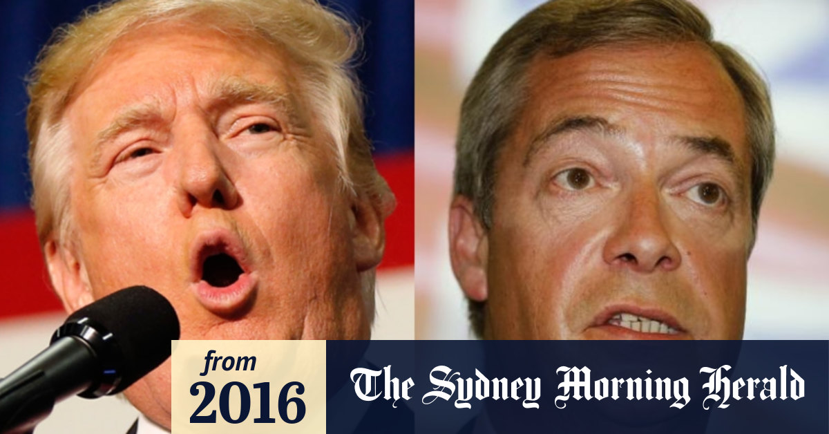 Nigel Farage and 'Mr Brexit' Donald Trump to team up at a rally