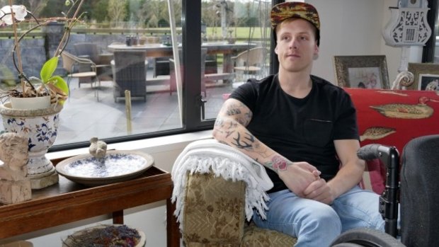 His life has changed forever, but Nick Mannix is just happy to be alive ...