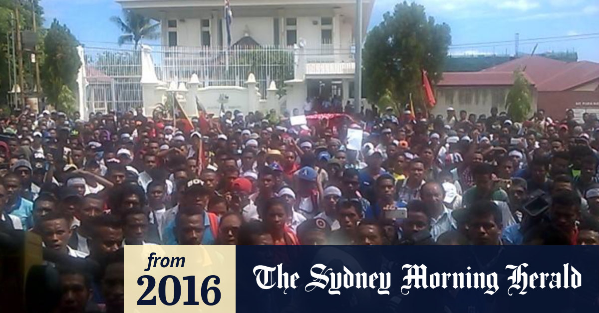 Protesters in Dili want Australia to settle oil dispute with East Timor