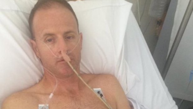 AFL umpire Dean Margetts in mid-flight medical emergency