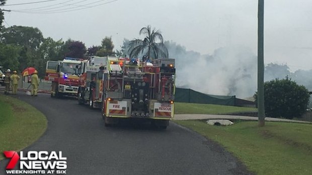 Man in custody after Beerwah blaze