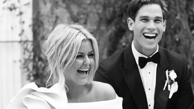 Geelong's Tom Hawkins and wife Emma welcome first baby