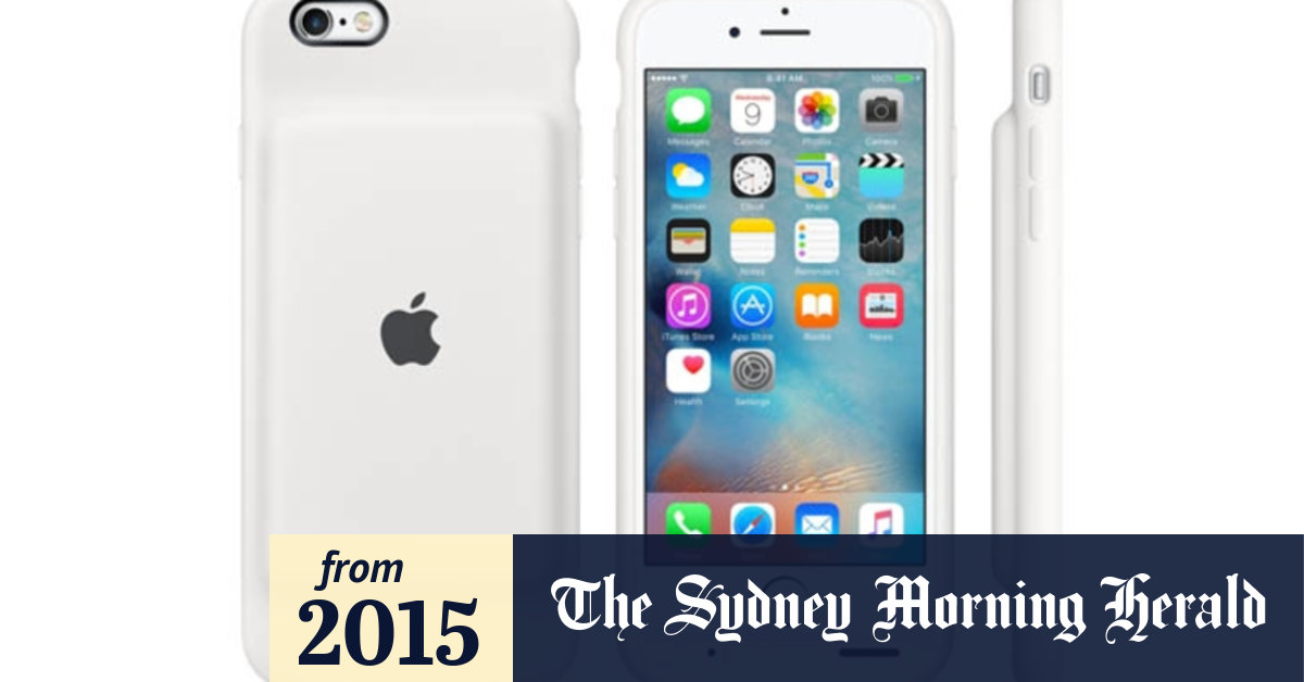 Apple debuts its own battery extender for iPhone 6s