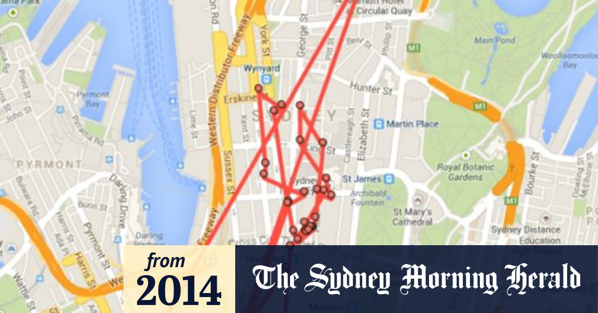 In plain sight: map shows Google knows where you've been