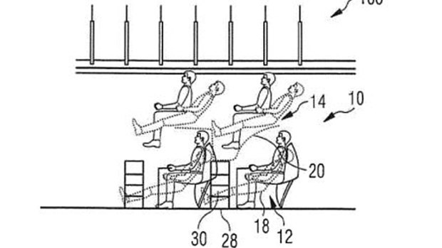 New seat 'stacking' design: Airbus designs plane cabin that seats ...