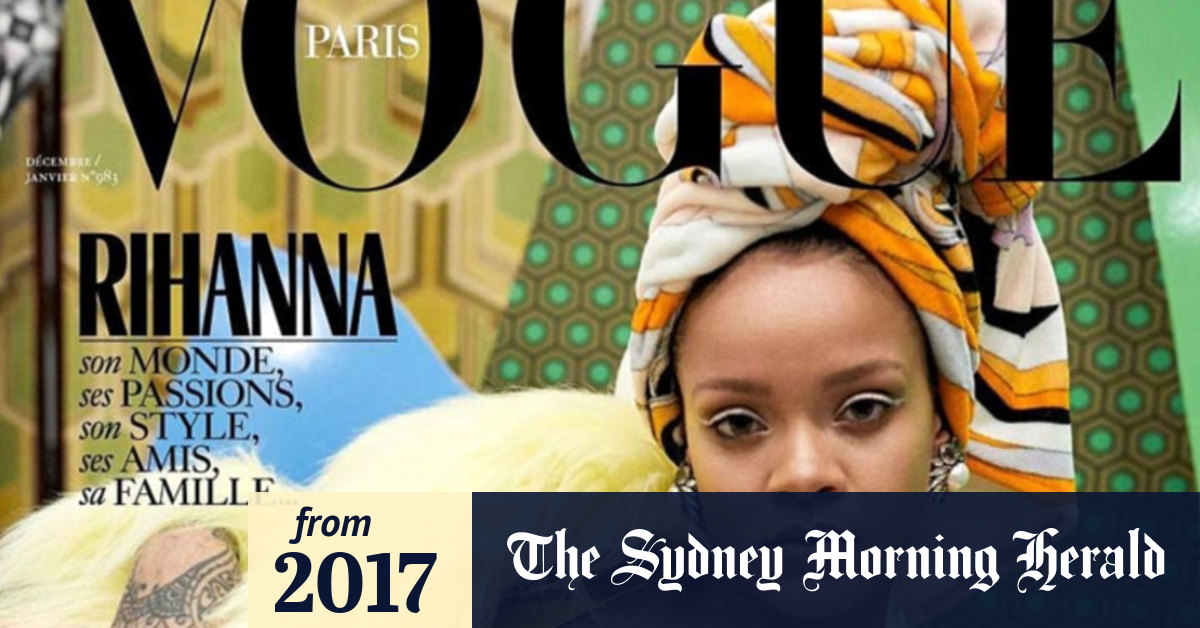 Rihanna is wearing a bath towel on Vogue Paris and we are here for it