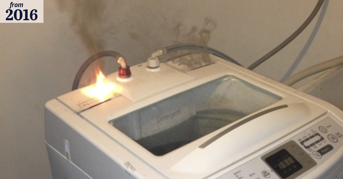 Sydney childcare centre evacuated after Samsung washing machine catches ...
