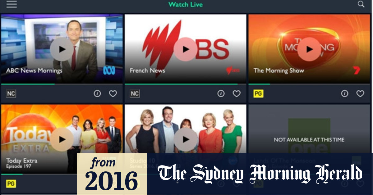 Hands on: Freeview FV streaming TV app