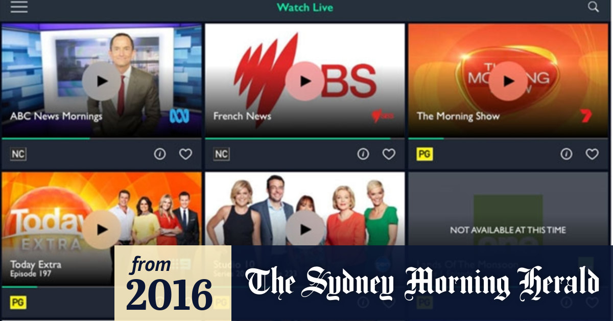 Hands on: Freeview FV streaming TV app