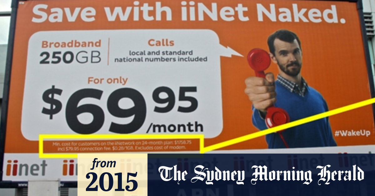 ACCC fines iiNet $204,000 over broadband fine print