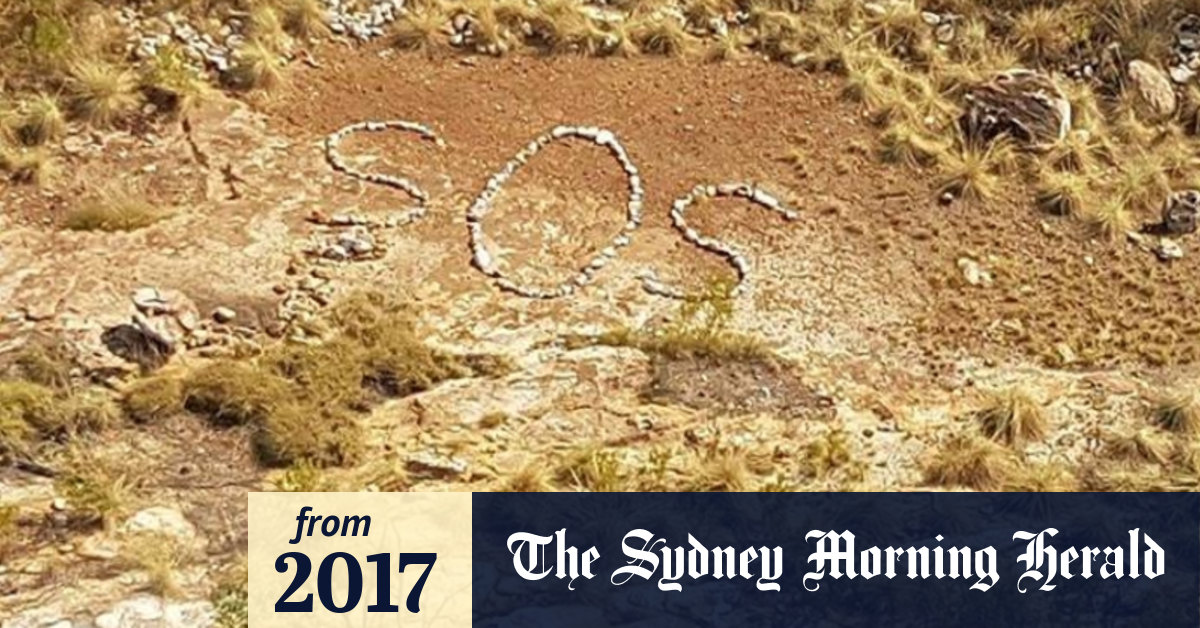 Mystery SOS sign found in a remote part of Western Australia's Kimberley