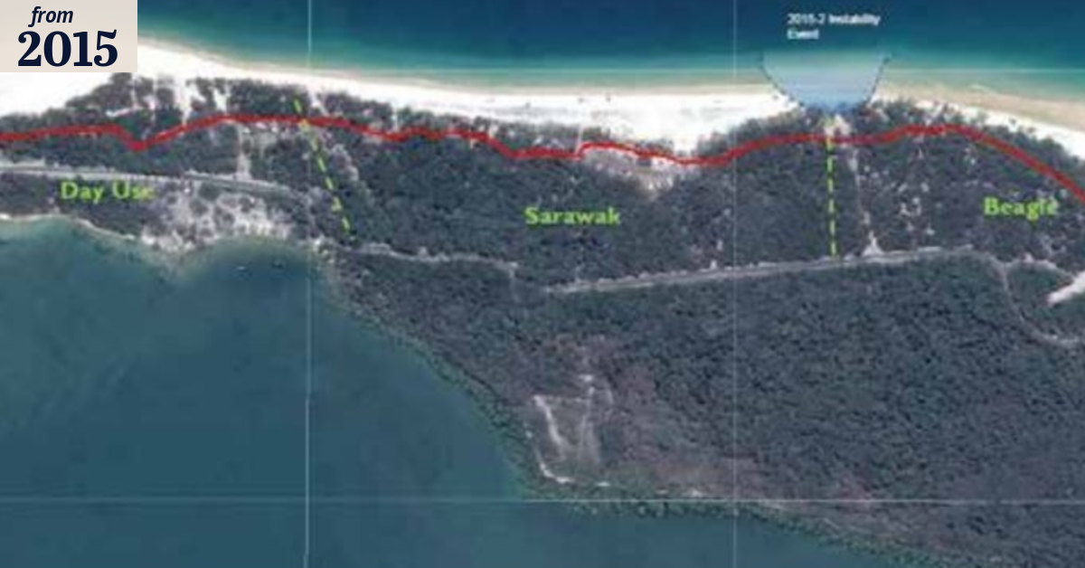 Inskip Point campsites for between 300 and 400 campers closed over ...