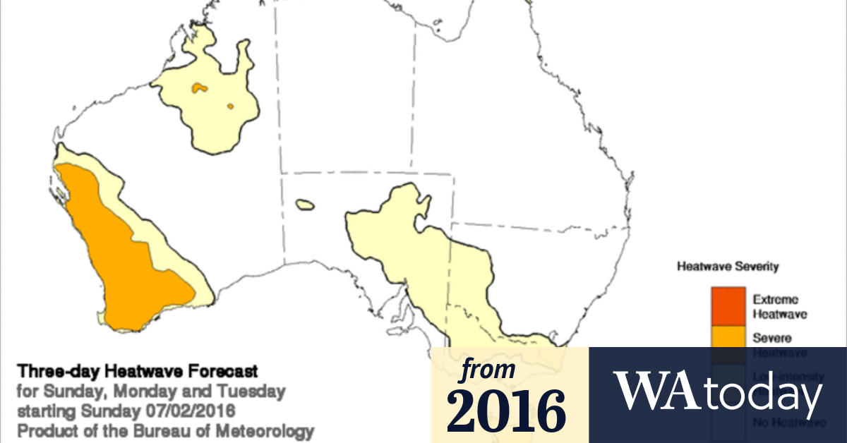 Perth weather: train delays expected as heatwave hits
