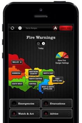 Victorian bushfire app under fire over 'inaccurate' data