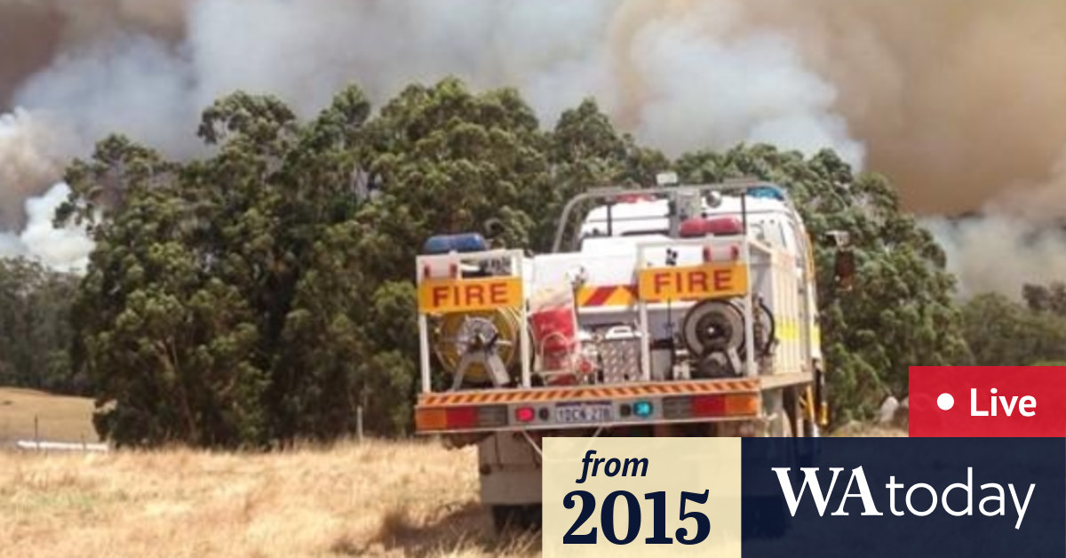 WA bushfires: live coverage