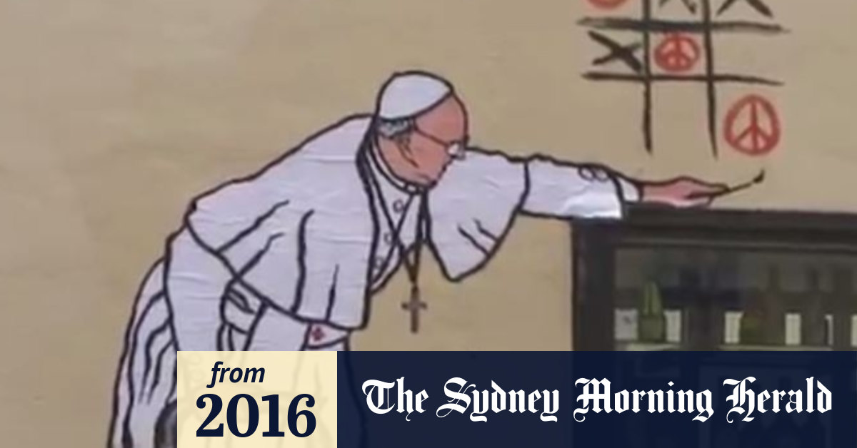 'Decorum cops' remove mural of Pope as graffiti-artist