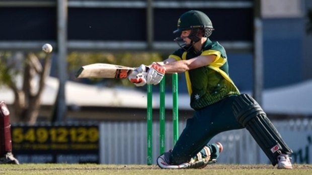 Austin Waugh, son of Steve Waugh winning matches at U17 National ...