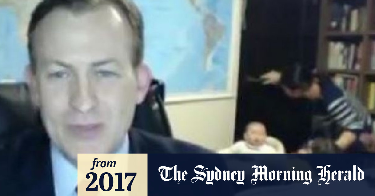 Professor Robert E. Kelly's live BBC interview interrupted by children