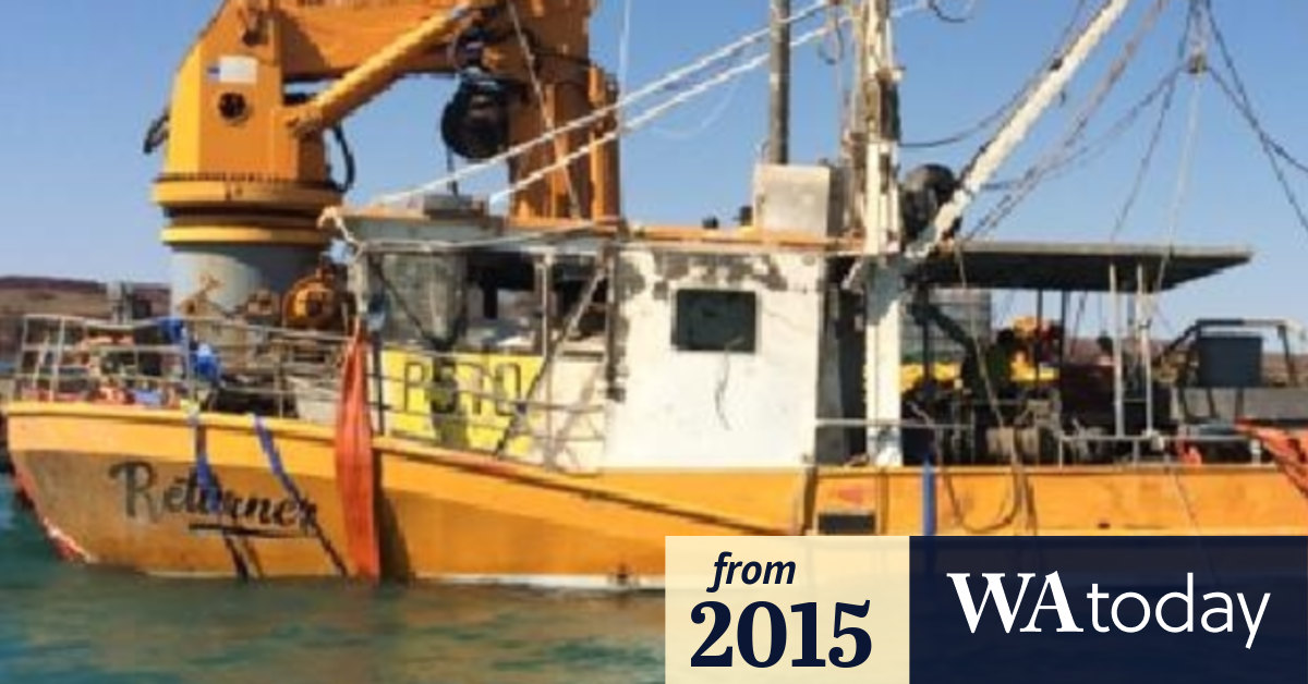 Sunken WA prawn trawler resurfaces