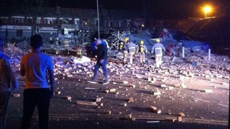 Dozens injured in gas explosion in north-west England