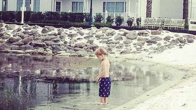 Mother posts pictures of son playing in same spot where 2-year-old Lane ...