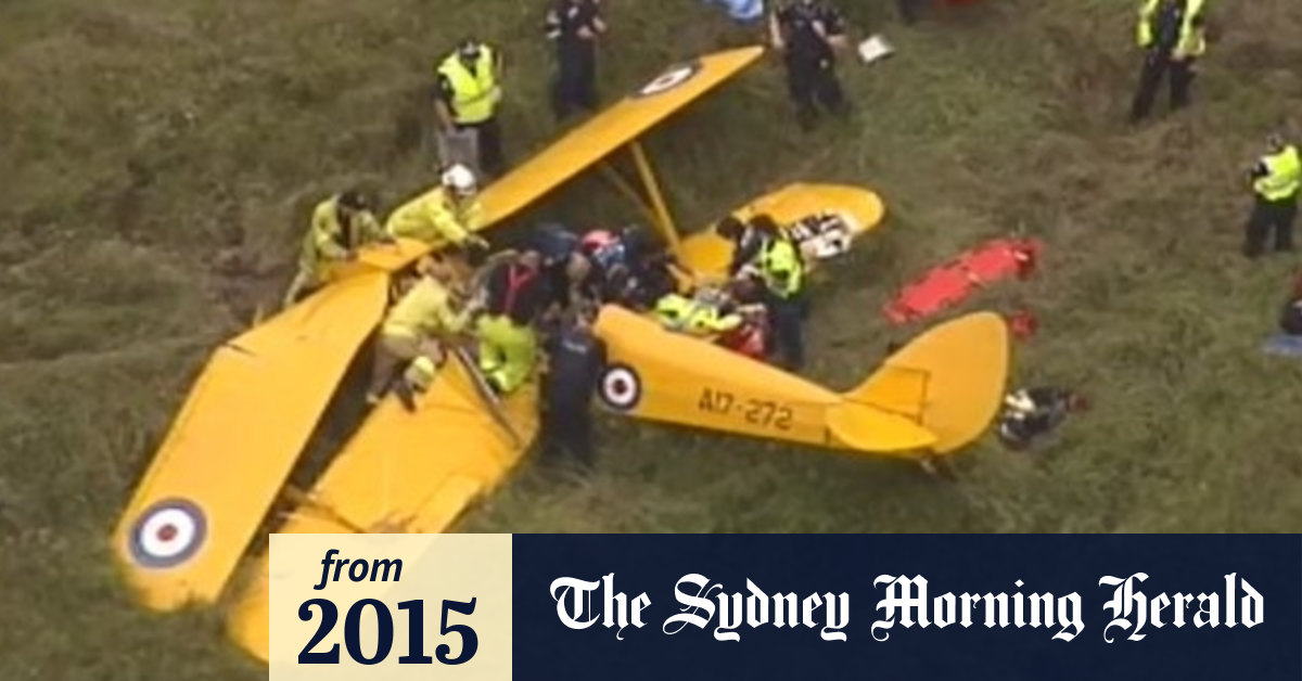 Merimbula pilot Ryan Campbell critical after Tiger Moth crash