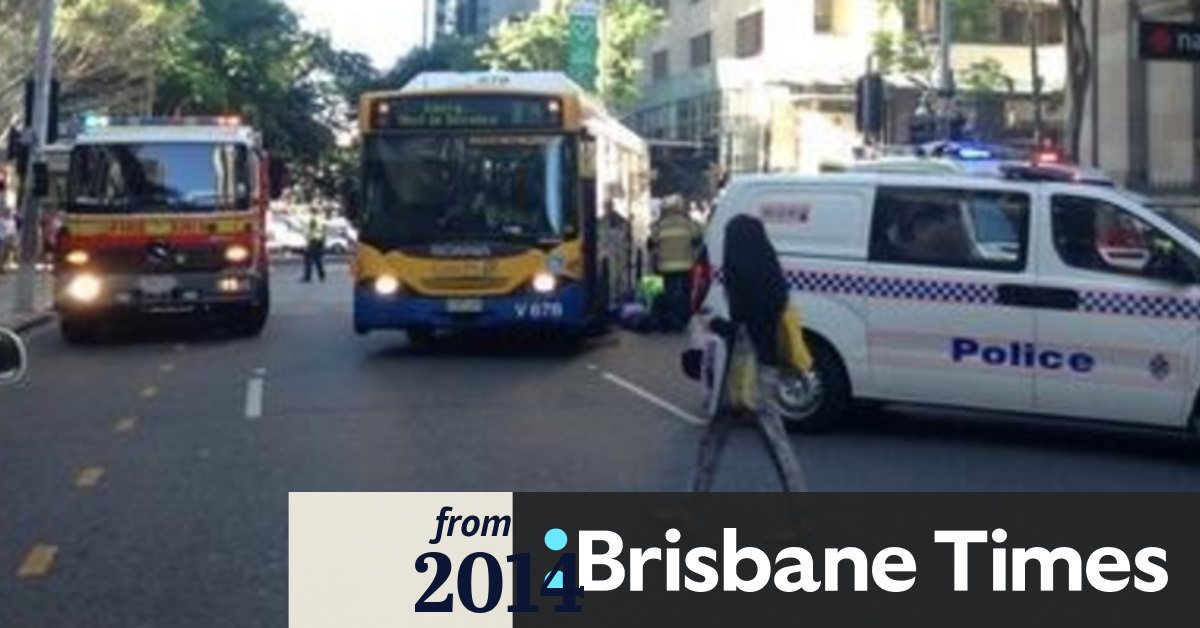 Pedestrian hit by bus in Brisbane CBD