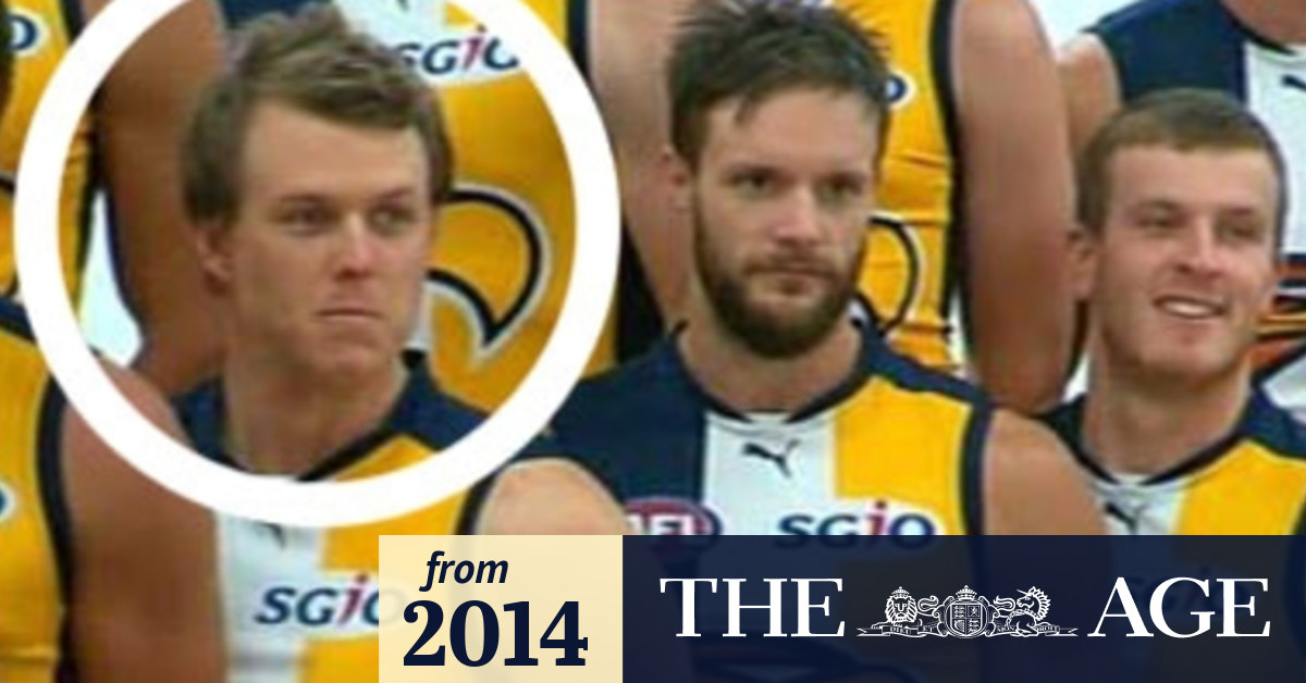 Eagles use body double to cover Callum Sinclair in team photo