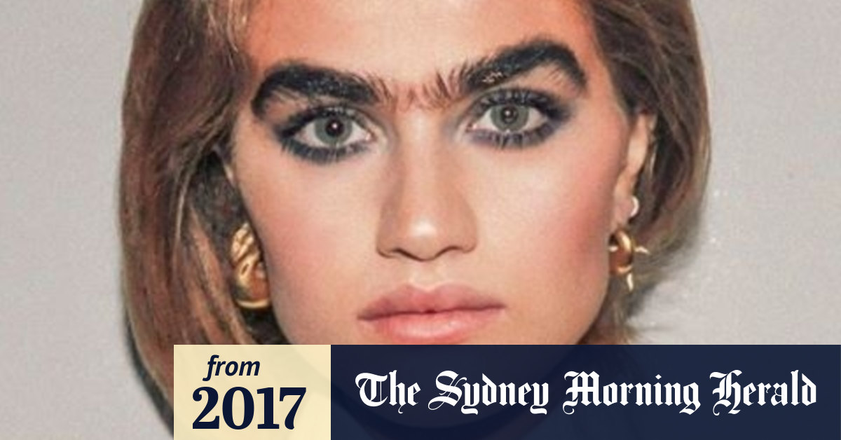 Meet the model who is bringing back the unibrow