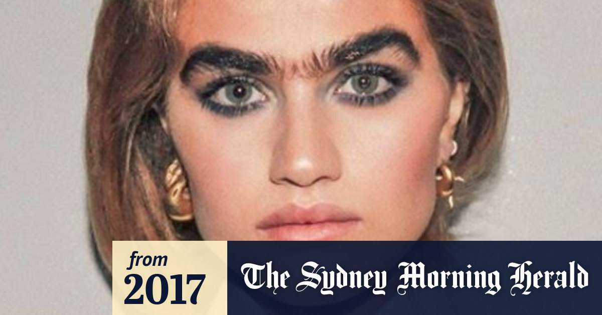 Meet the model who is bringing back the unibrow