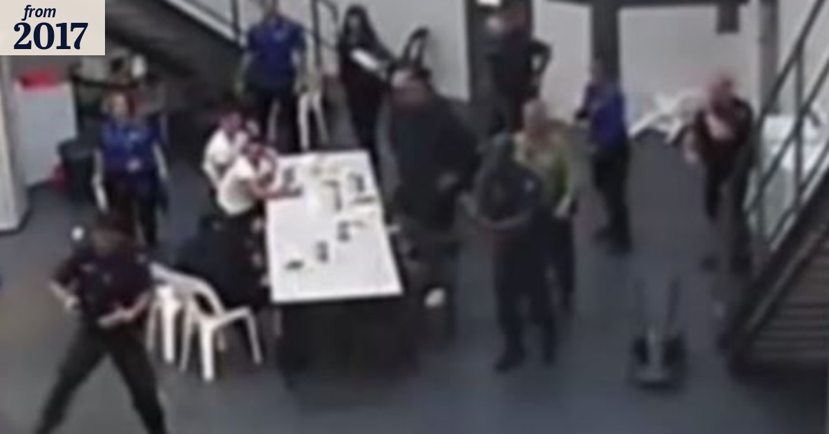 CCTV footage shows youth riot inside controversial Barwon prison unit