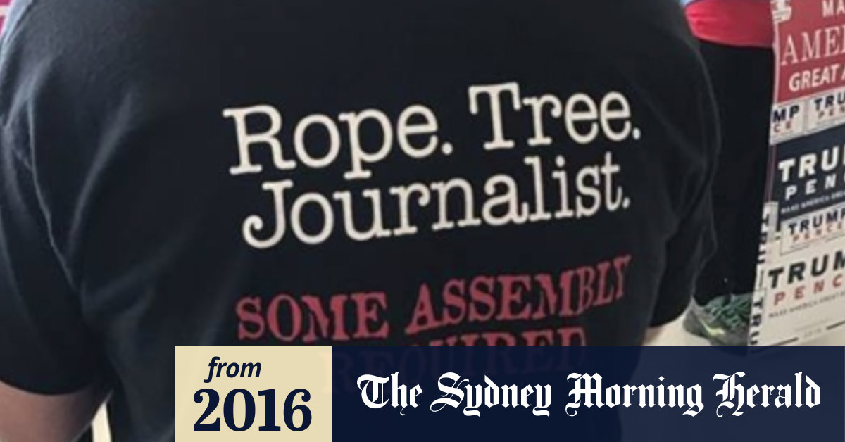 Rope. Tree. Journalist.' T-shirt goes viral