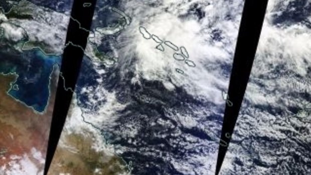 Rare tropical cyclone seen forming in the Coral Sea