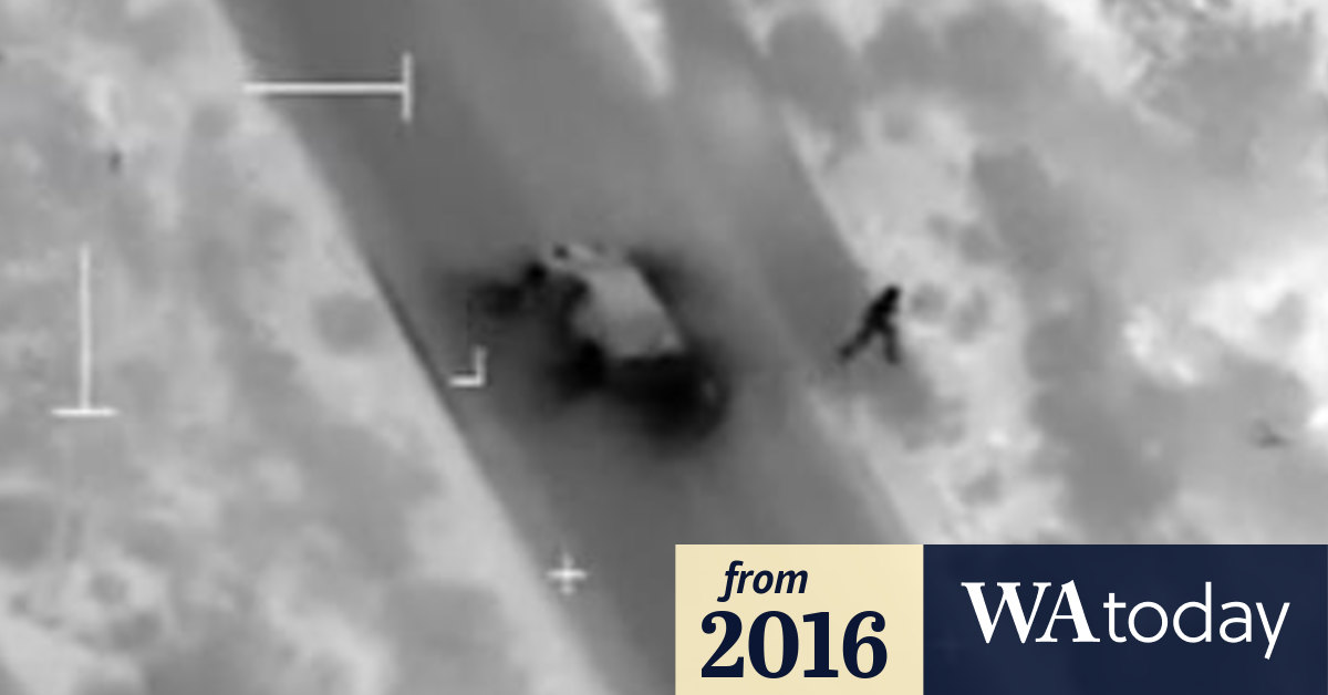 Police chopper captures dramatic vision of high-speed Perth pursuit