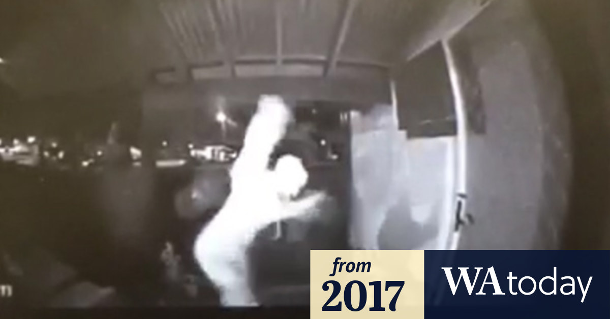 Bunbury home bashing caught on camera