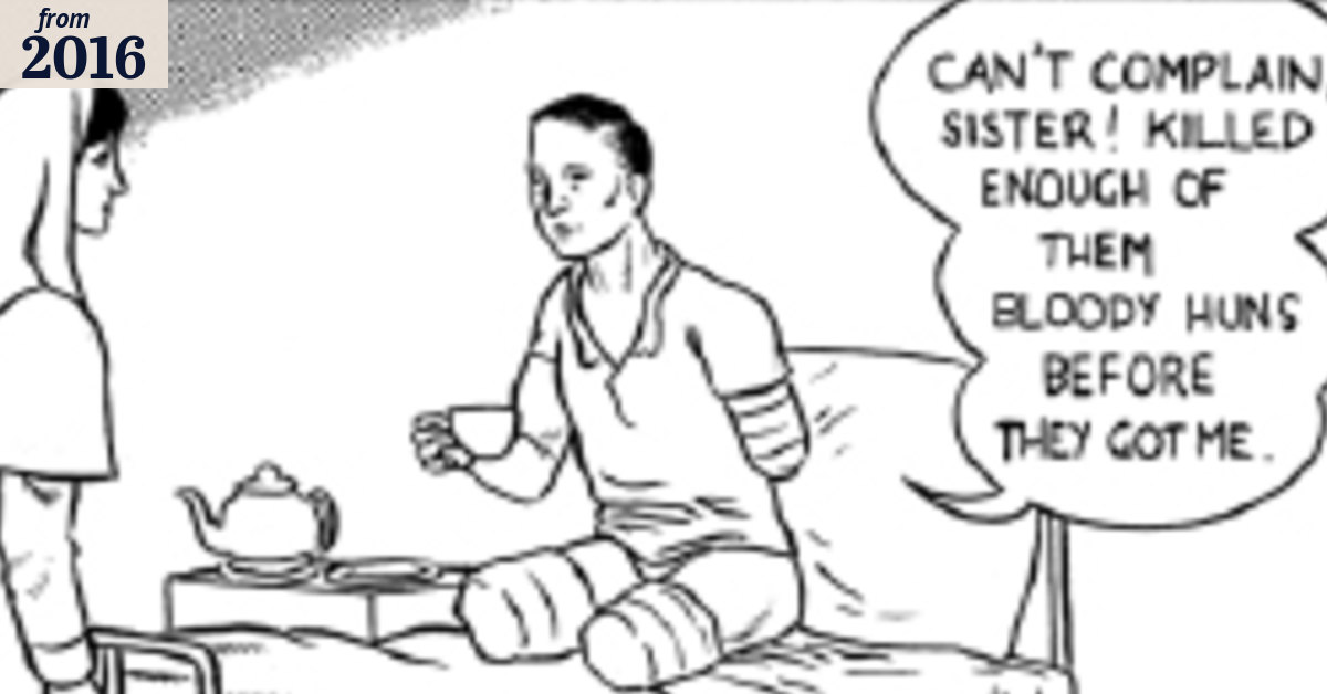 Graphic novel about World War I depicts gross realities of dysentery