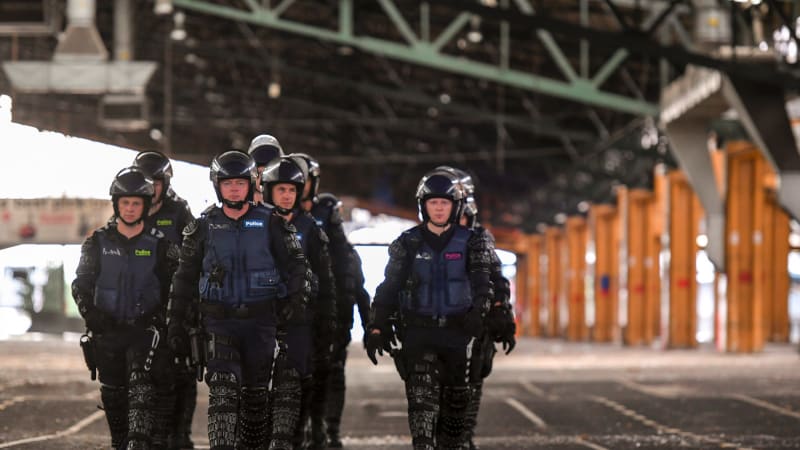 Special police unit trains to keep the peace