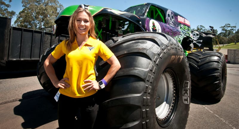 Monster Jam coming to Brisbane, and our reporter takes it for a test drive