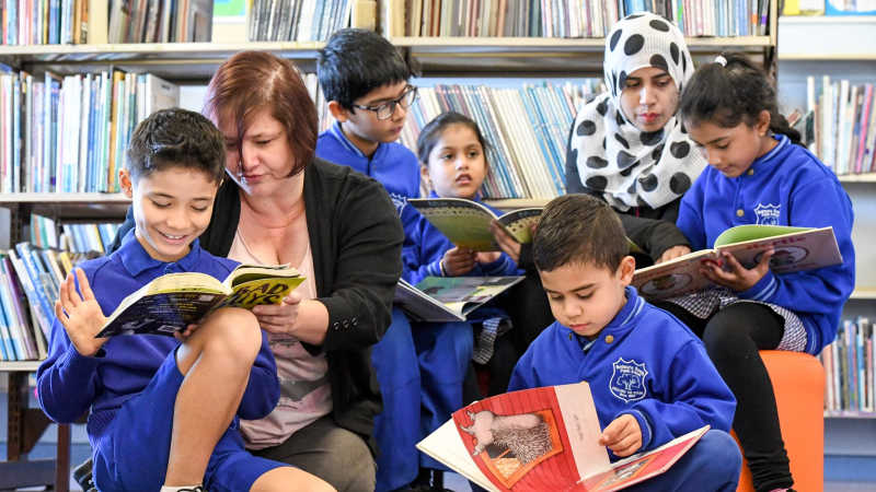 The parents teaching their own children in schools